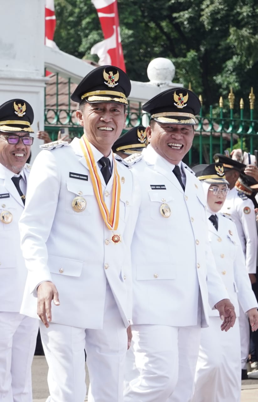 Resmi Dilantik Presiden Prabowo Subianto, Bupati dan Wakil Bupati Bolaang Mongondow Selatan ...